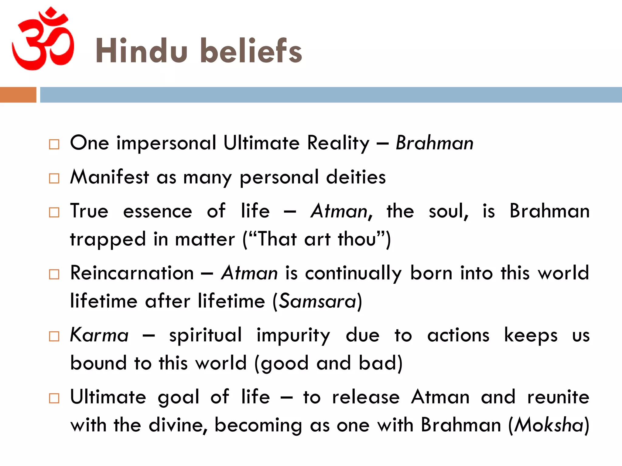 Hindu Pilosophy and Ethics | PPTX