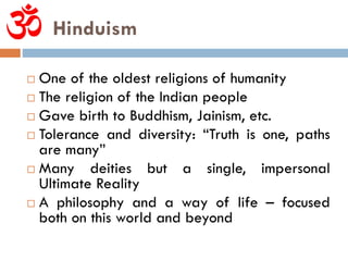 Hindu Pilosophy and Ethics | PPTX
