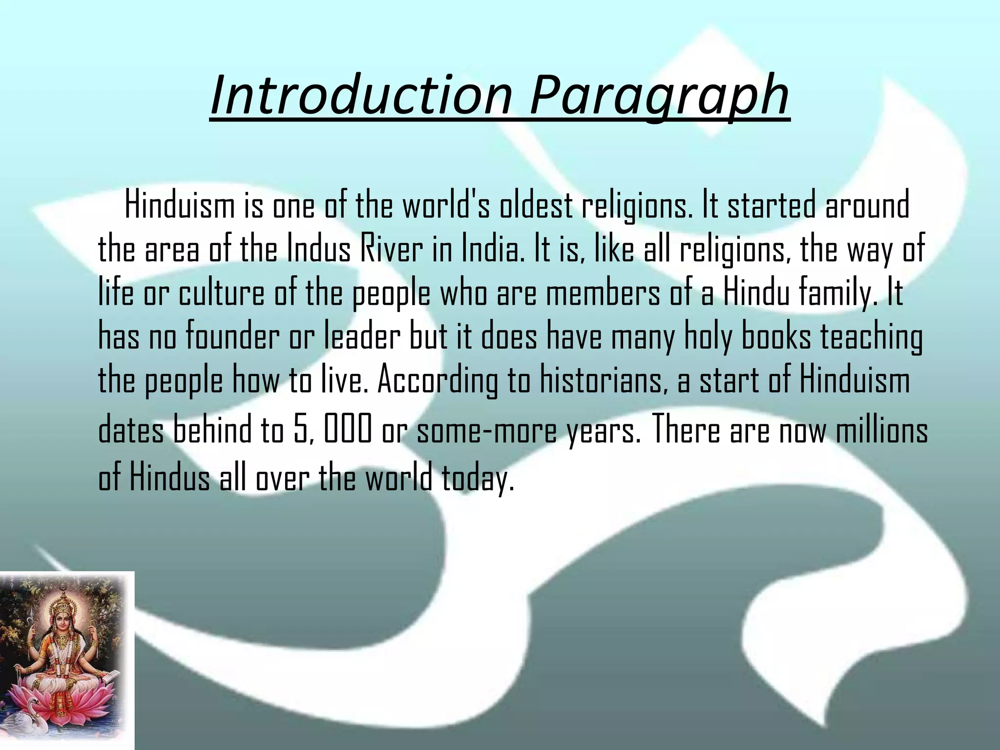 Hindu Project | PPT