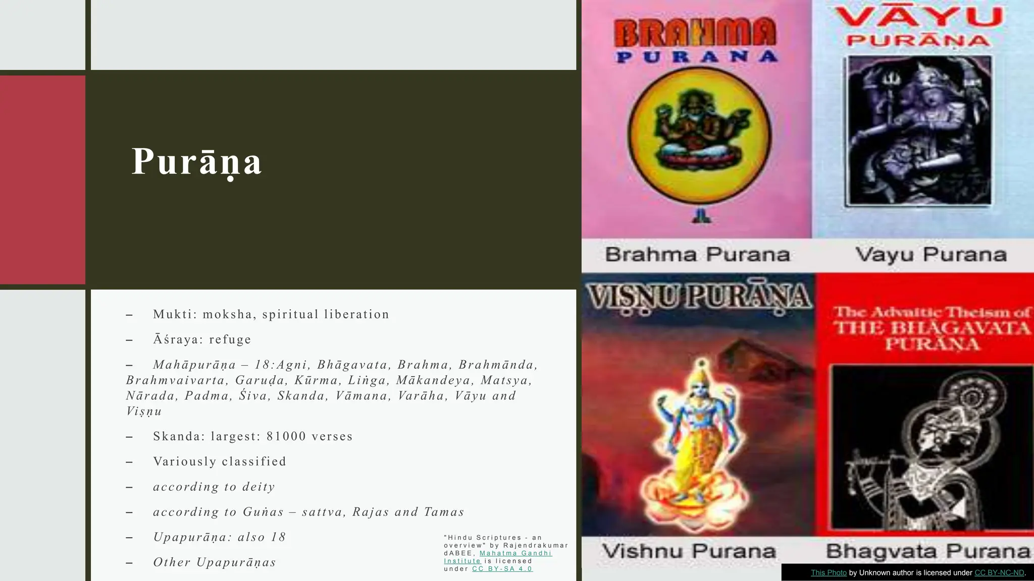 An overview of the various scriptures in Hinduism | PPTX