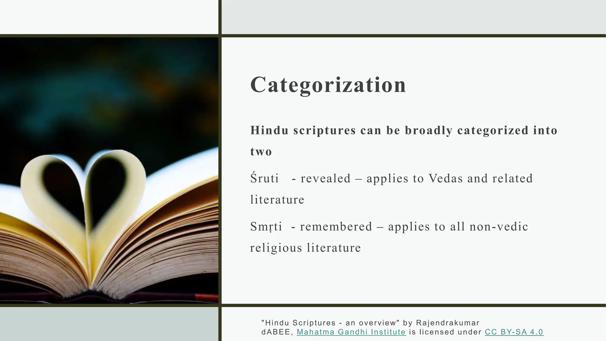 An overview of the various scriptures in Hinduism | PPTX