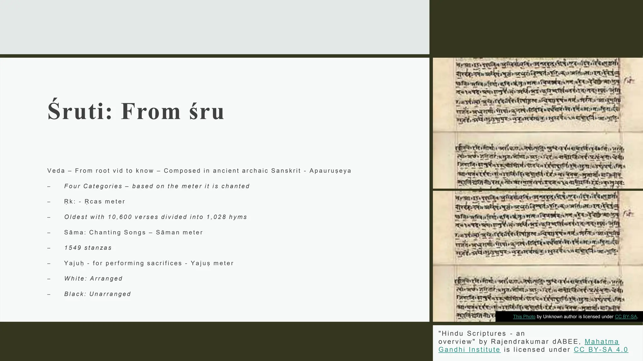 An overview of the various scriptures in Hinduism | PPTX