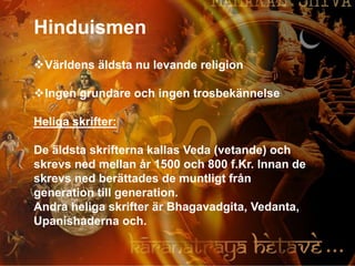 Hindusimen | PPTX | Hinduism | Religion & Spirituality