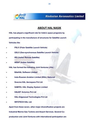 Hindustan aeronautics limited, nasik division | PDF