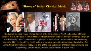 Rhythms Institute-Hindustani Classical Music | PPTX