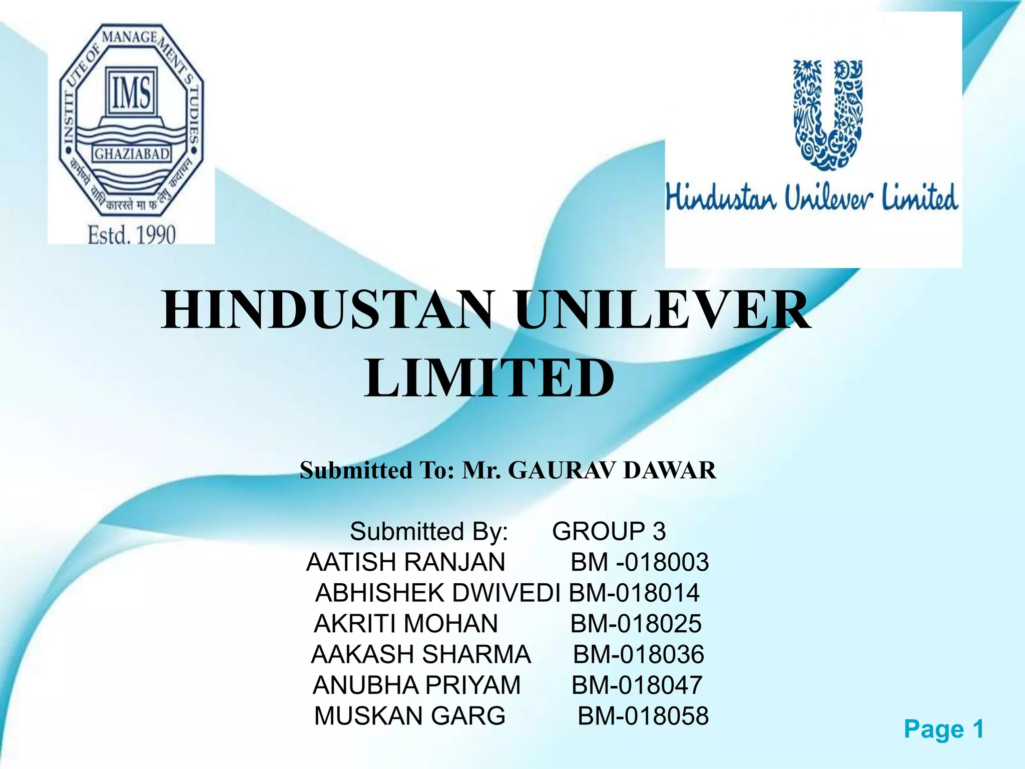 Hindustan unilever limited | PDF