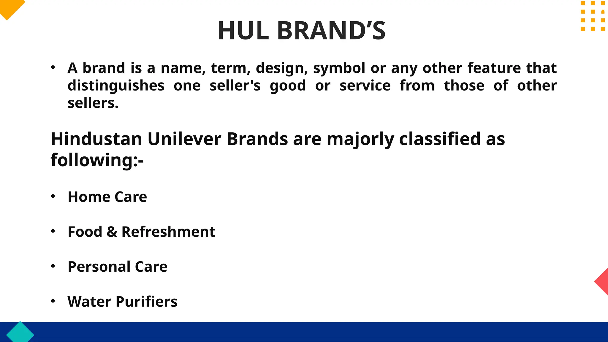 hindustan Unilever Limited Presentation - Sample | PPTX