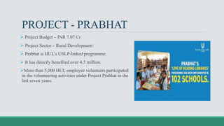 Hindustan unilever limited(HUL) - CSR Activities | PPTX