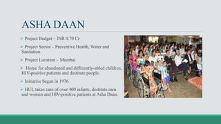 Hindustan unilever limited(HUL) - CSR Activities | PPTX