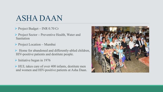 Hindustan unilever limited(HUL) - CSR Activities | PPT