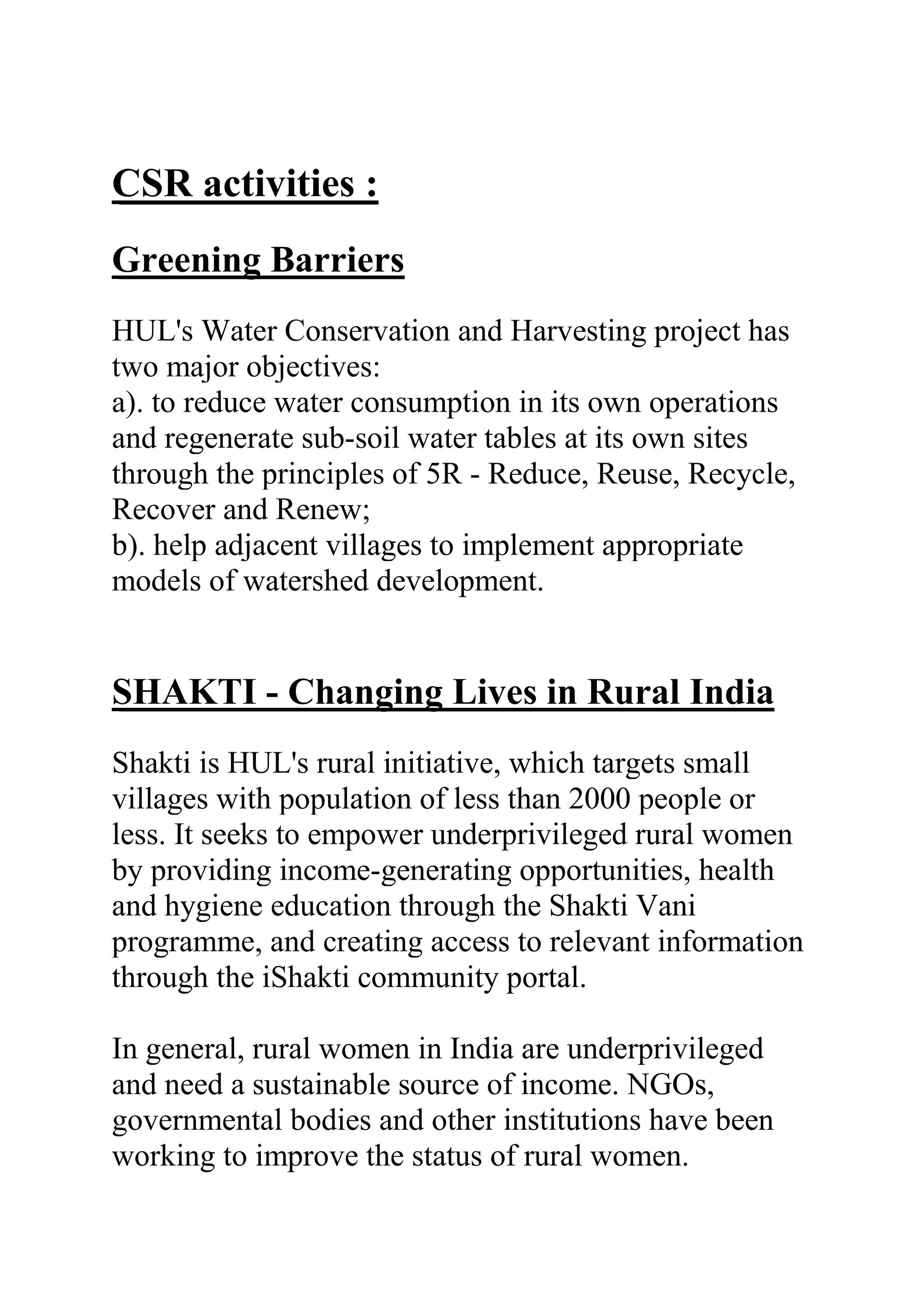 Hindustan unilever limited (hul) hard copy | DOCX