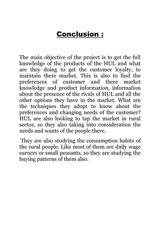 Hindustan unilever limited (hul) hard copy | DOCX