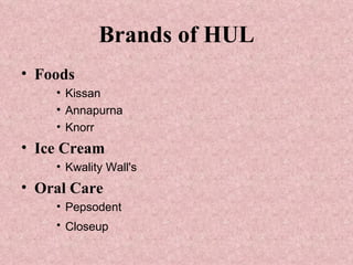 Hindustan uniliver ltd ppt | PPT