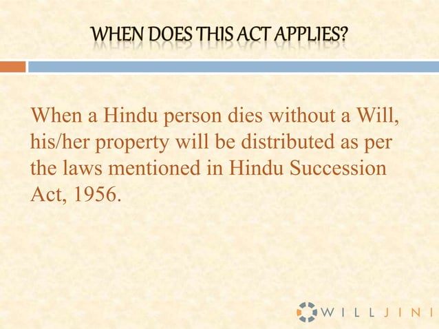 Hindu succession act 1956 | PPTX | Hinduism | Religion & Spirituality