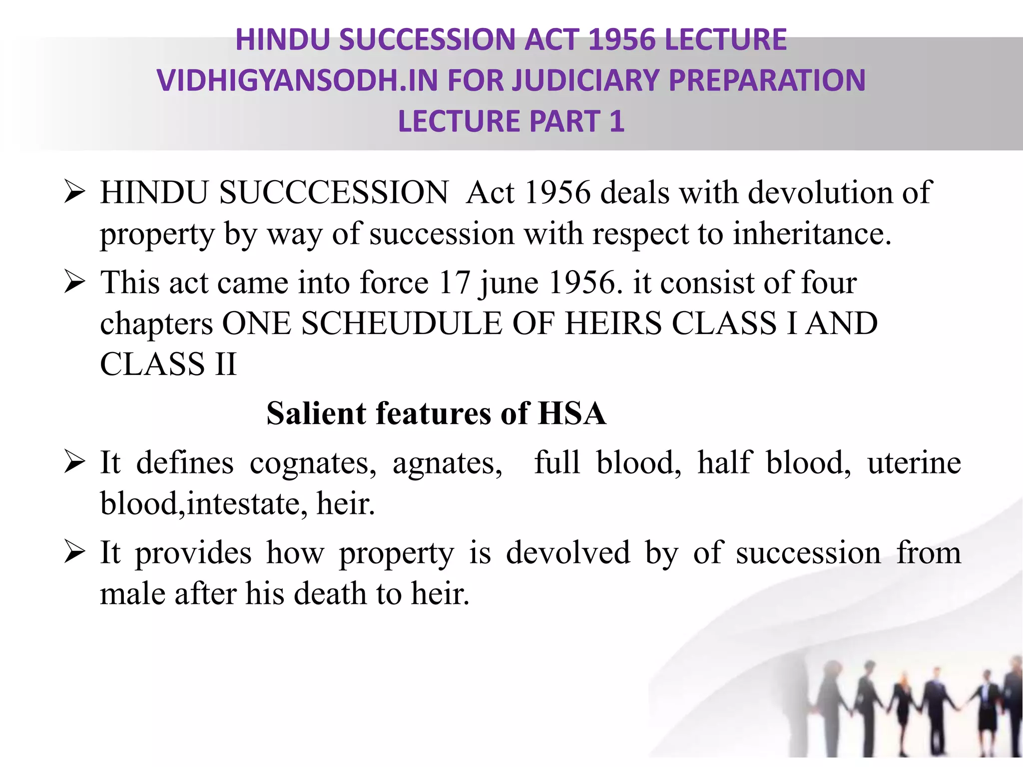 Hindu succession act part 1 | PPTX