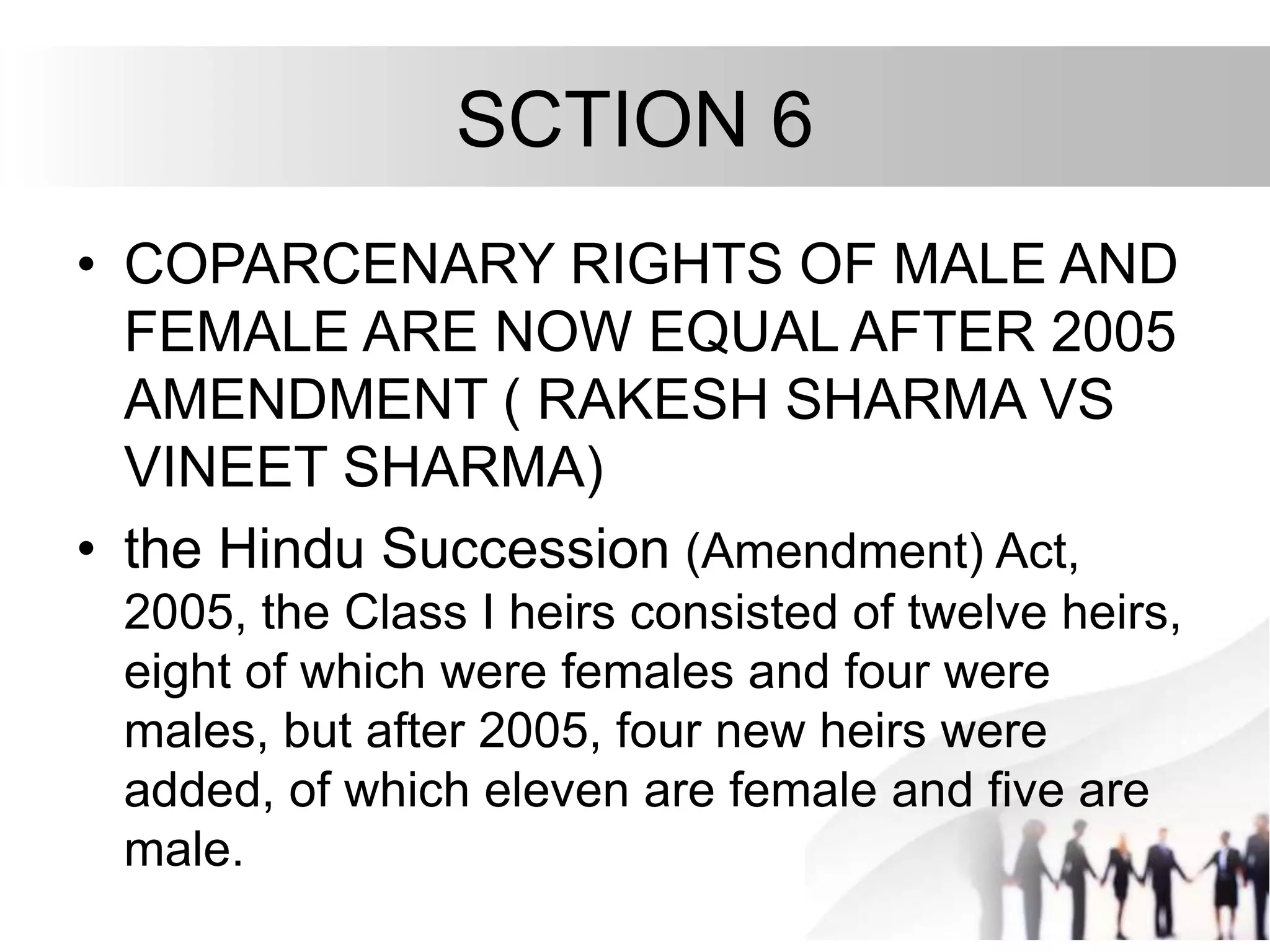 Hindu succession act part 1 | PPTX | Hinduism | Religion & Spirituality