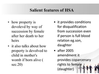 Hindu succession act part 1 | PPTX