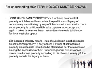 Hindu succession act part 1 | PPTX | Hinduism | Religion & Spirituality