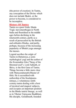 Hindu tantra tradition ( from google.com ) | PDF