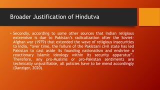 Hindutva IN INDIA AND ITS INFLUENCE.pptx