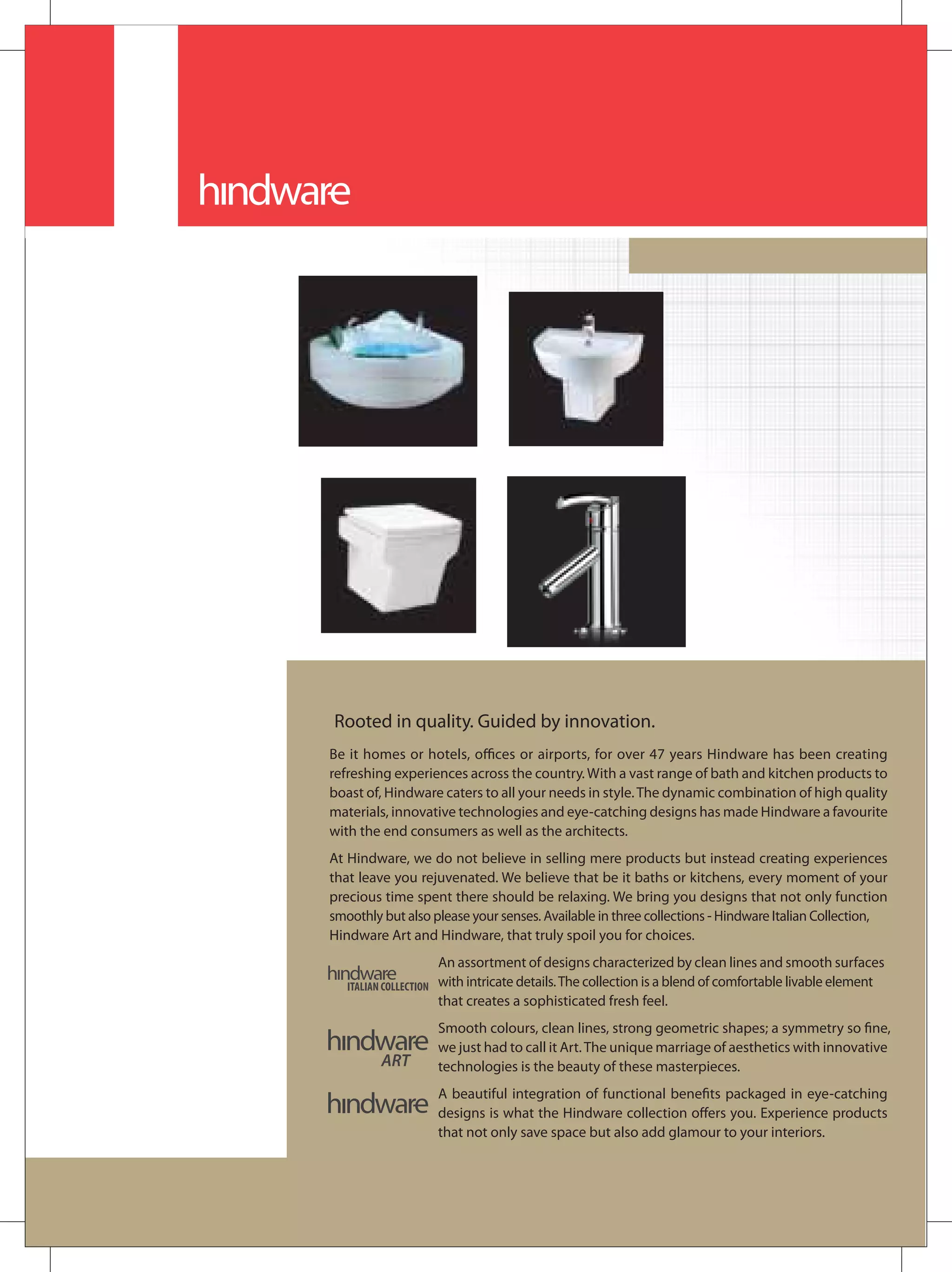 Hindware sanitaryware water closets (wc) catalogue | PDF