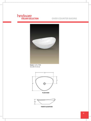 Hindware sanitaryware water closets (wc) catalogue | PDF