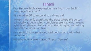 Hineni, Here I am. | PPTX