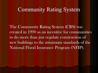 Hinesville Community Rating System | PPT