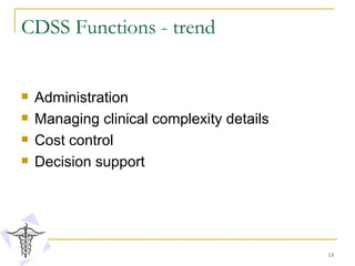 Clinical Decision Support Systems - Sunil Nair Health Informatics ...
