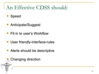 Clinical Decision Support Systems - Sunil Nair Health Informatics ...
