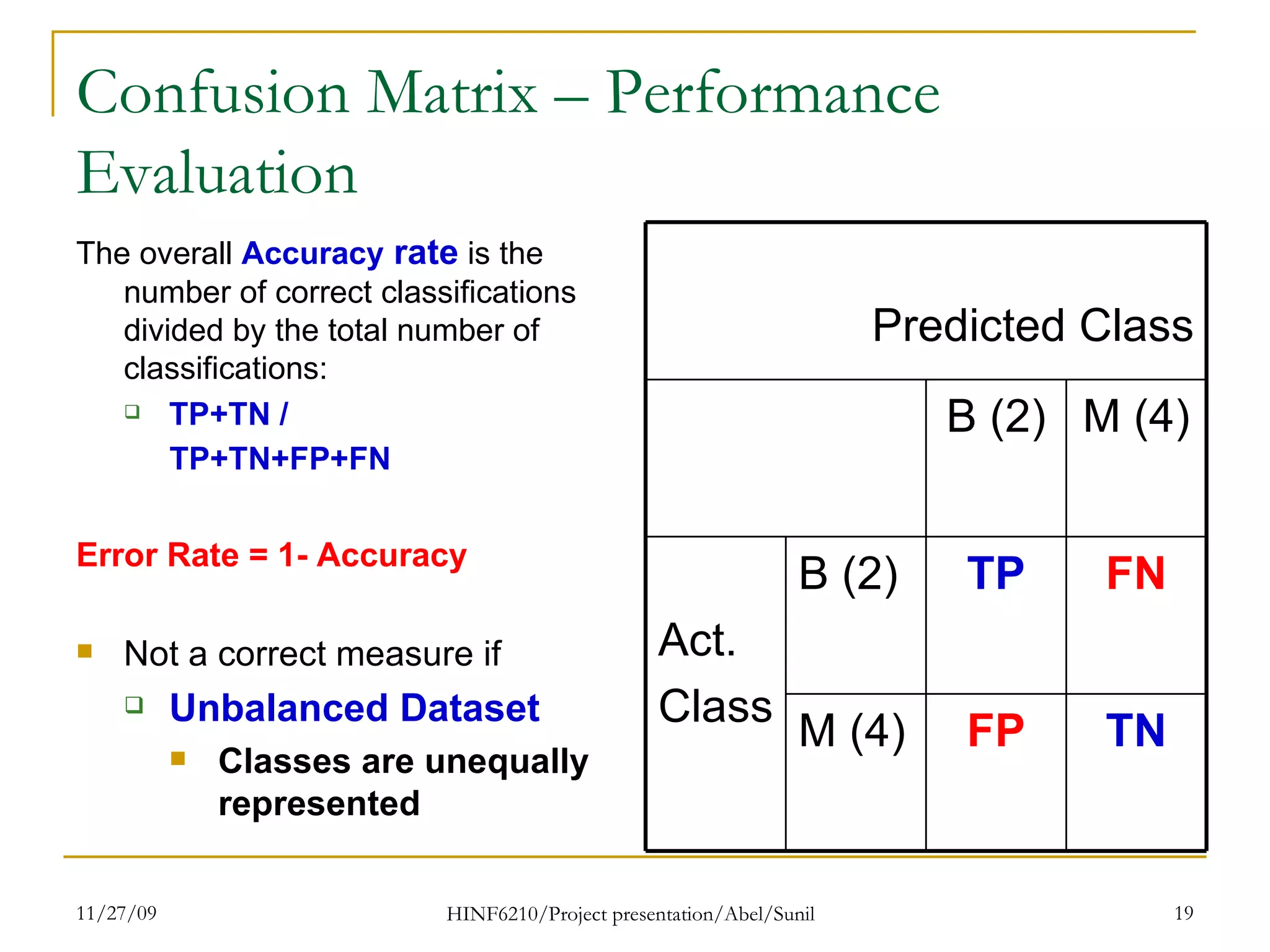 Data Mining - Classification Of Breast Cancer Dataset using Decision ...