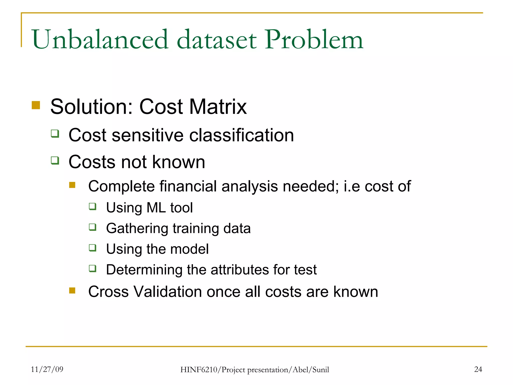 Data Mining - Classification Of Breast Cancer Dataset using Decision Tree Induction - Sunil Nair ...