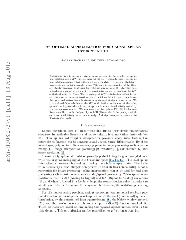 H infinity optimal_approximation_for_cau | PDF