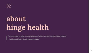 Hinge Health Pitch Deck | PDF