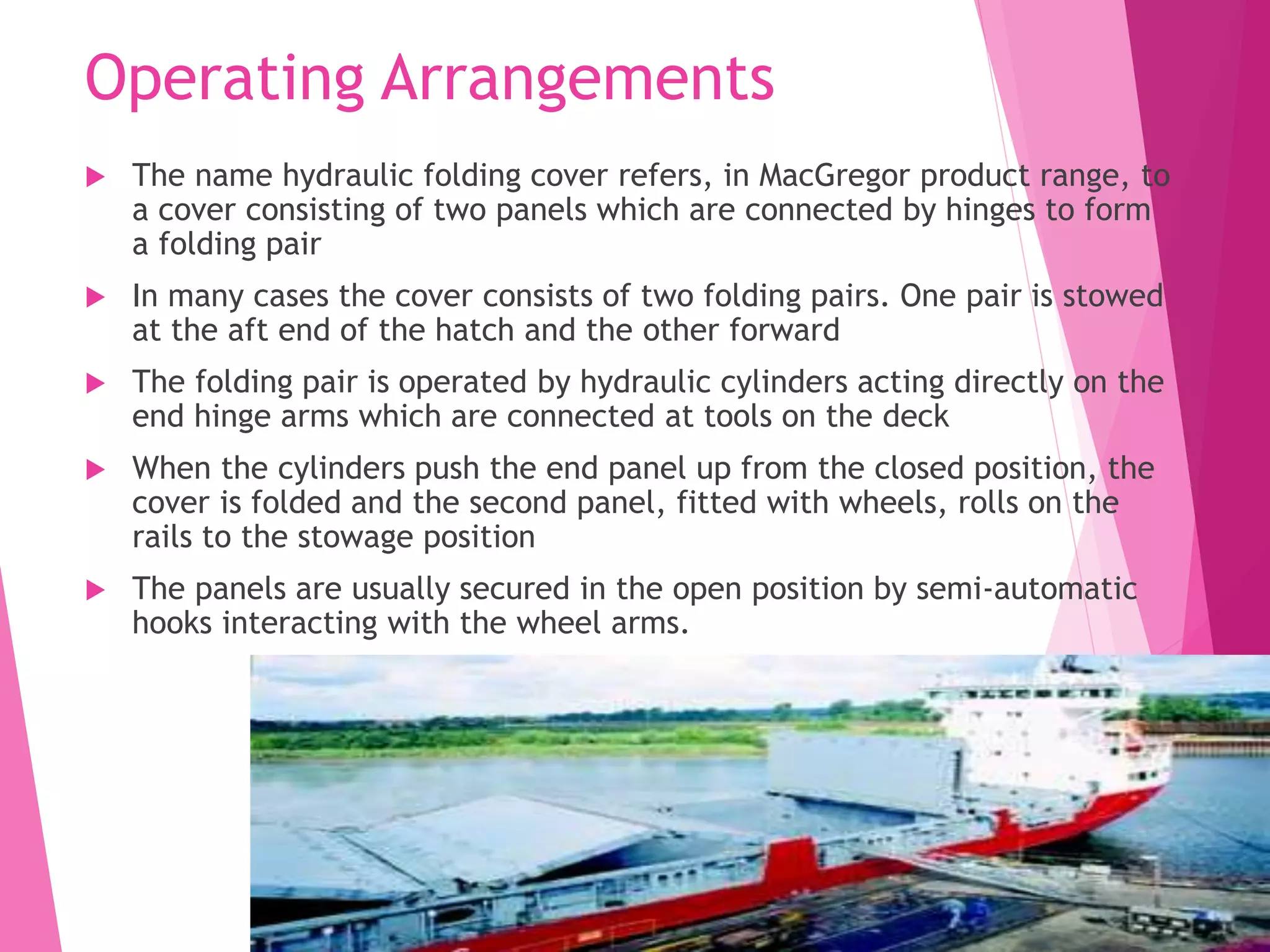 Hinge and folding hatch covers | PPTX