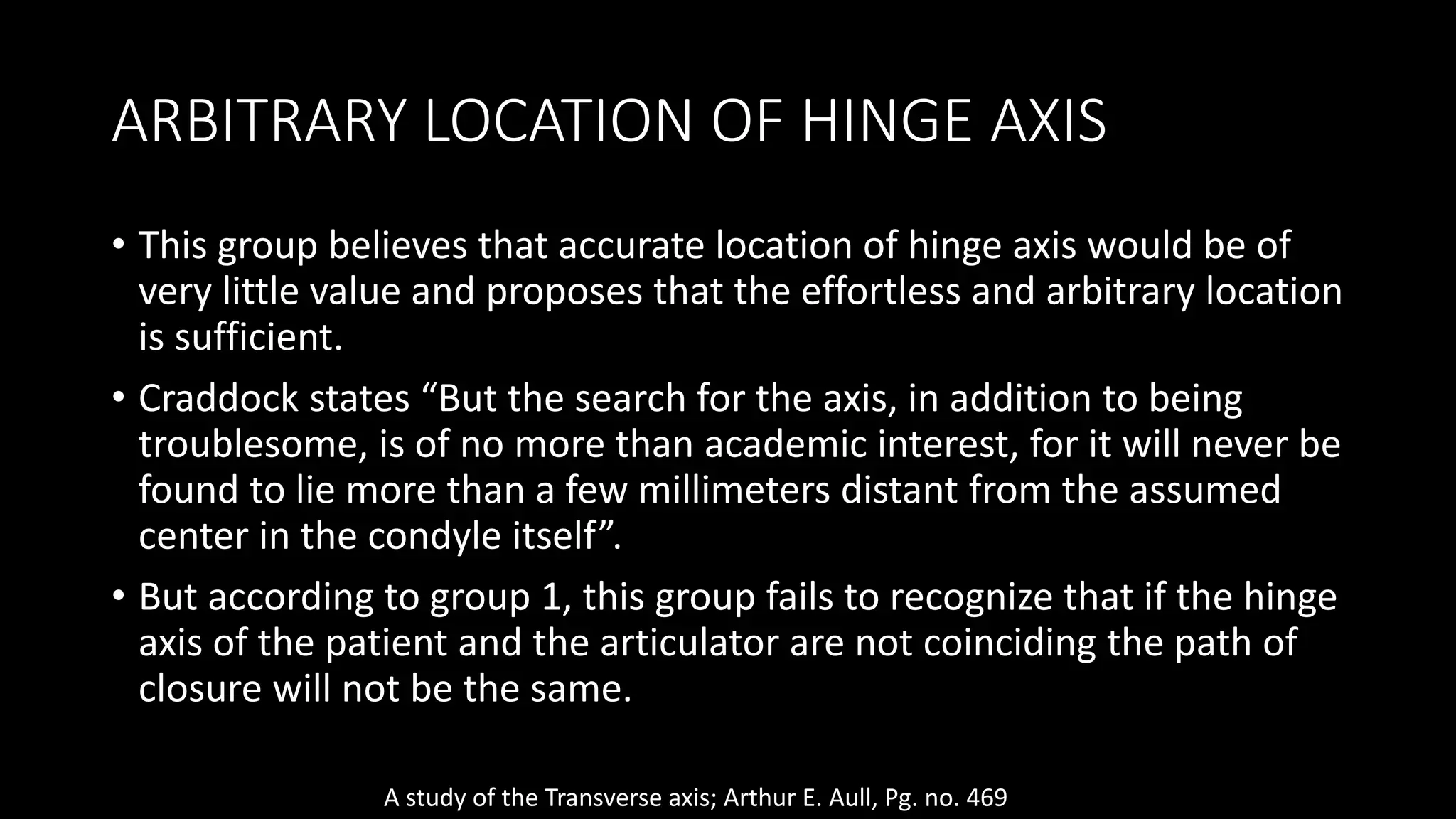 Hinge Axis | PPTX