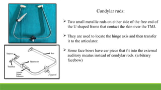 hinge axis and facebow in prosthodontics | PPTX