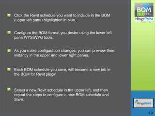BOM to Excel Revit Plugin Help & FAQ | PPTX