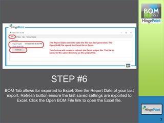 BOM to Excel Revit Plugin Help & FAQ | PPTX