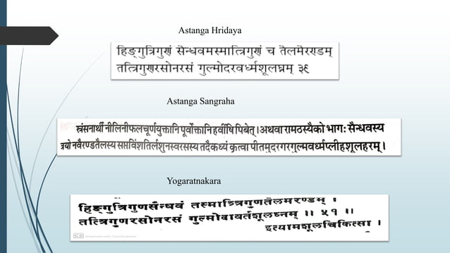 Hingutriguna Tailam - Effective Ayurvedic Formulation for Gulma | PDF