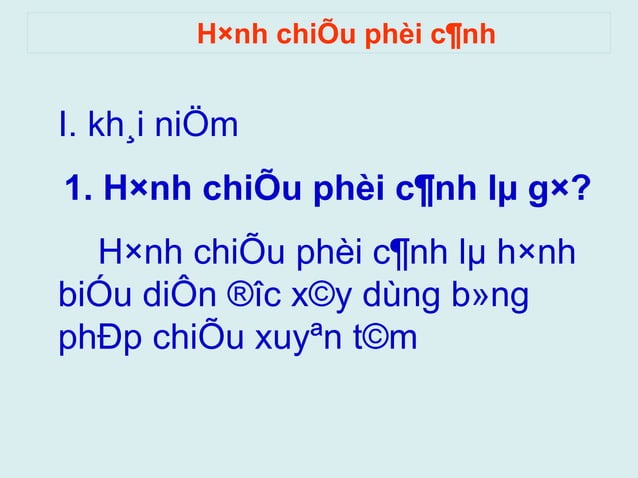 HINH CHIEU PHOI CANH.ppt