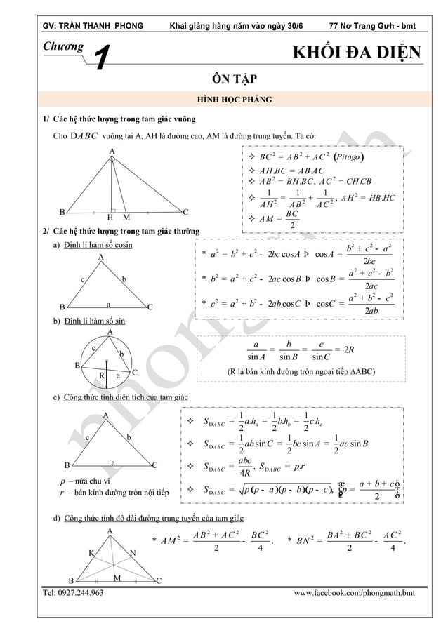 Hinh hoc khong gian | PDF