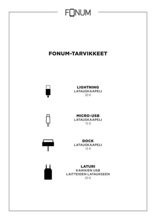 Fonum hinnasto | PDF