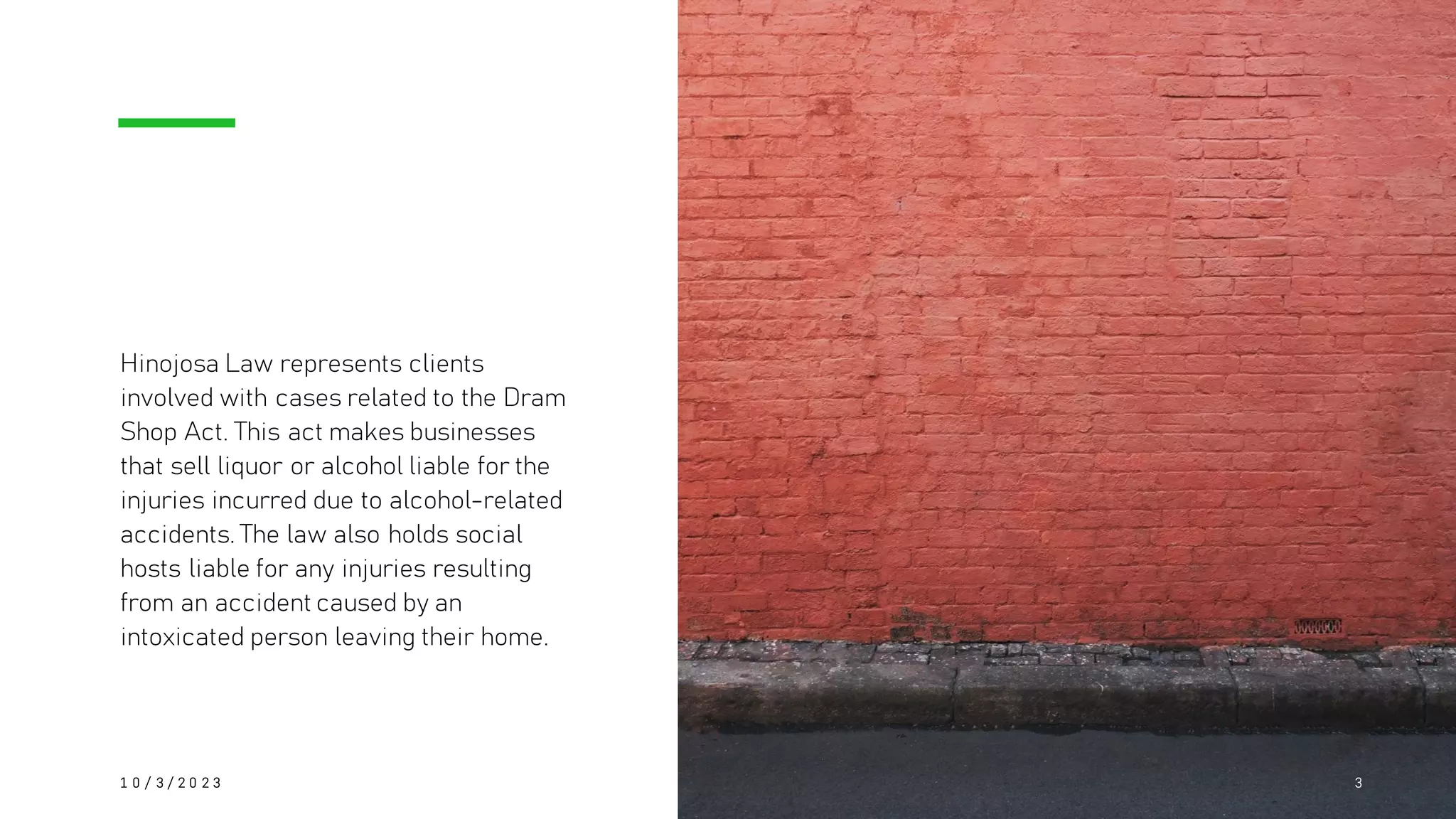 Hinojosa Law Litigates Dram Shop Act Cases | PPT