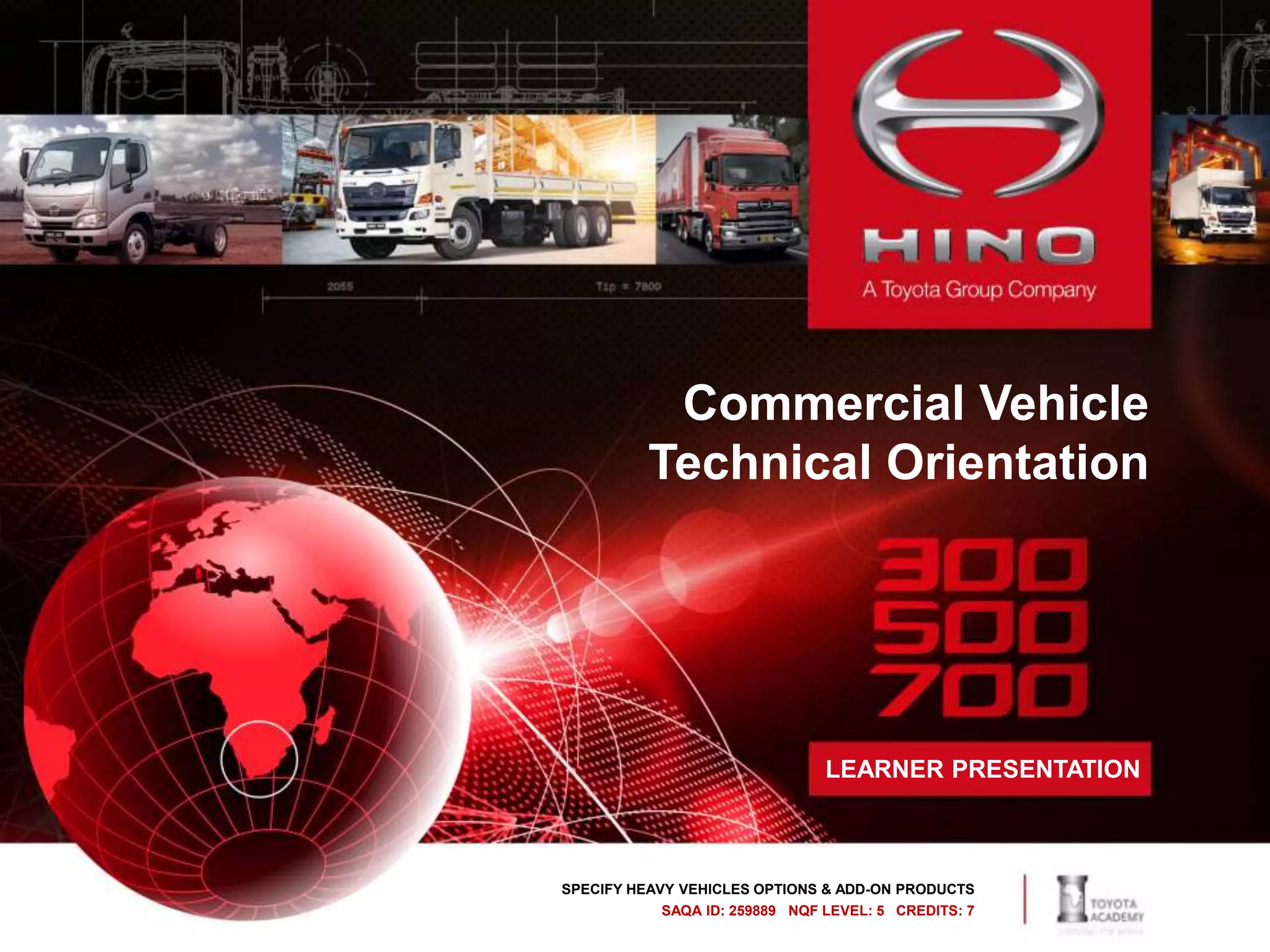 Hino master powerpoint 300 500 700 series v01 | PPTX