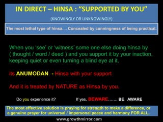 Hinsa2 ahinsa | PDF