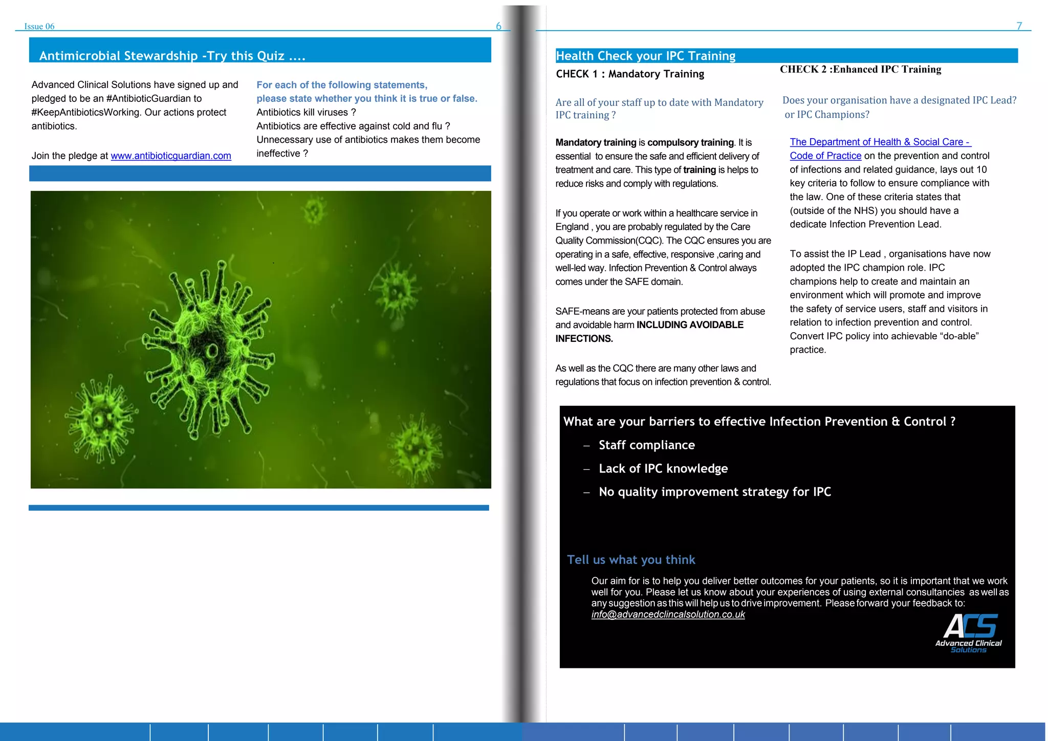 Hints and tips Infection Prevention & Control | PDF