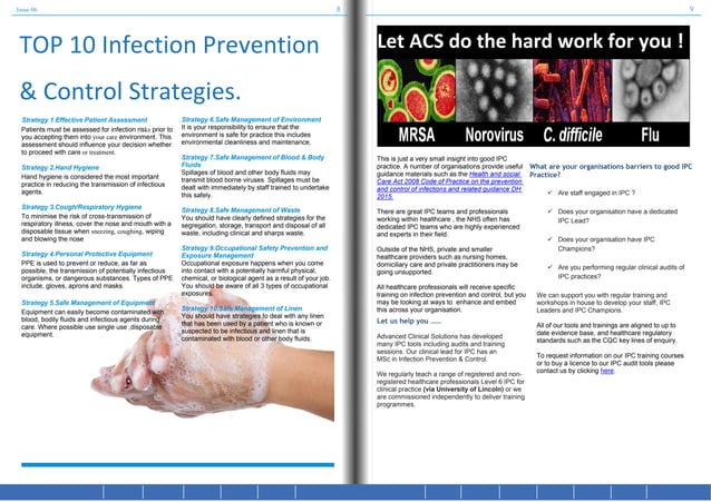 Hints and tips Infection Prevention & Control | PDF