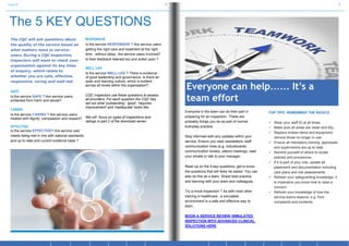 Hints and tips part one- Preparing for an Inspection | PDF