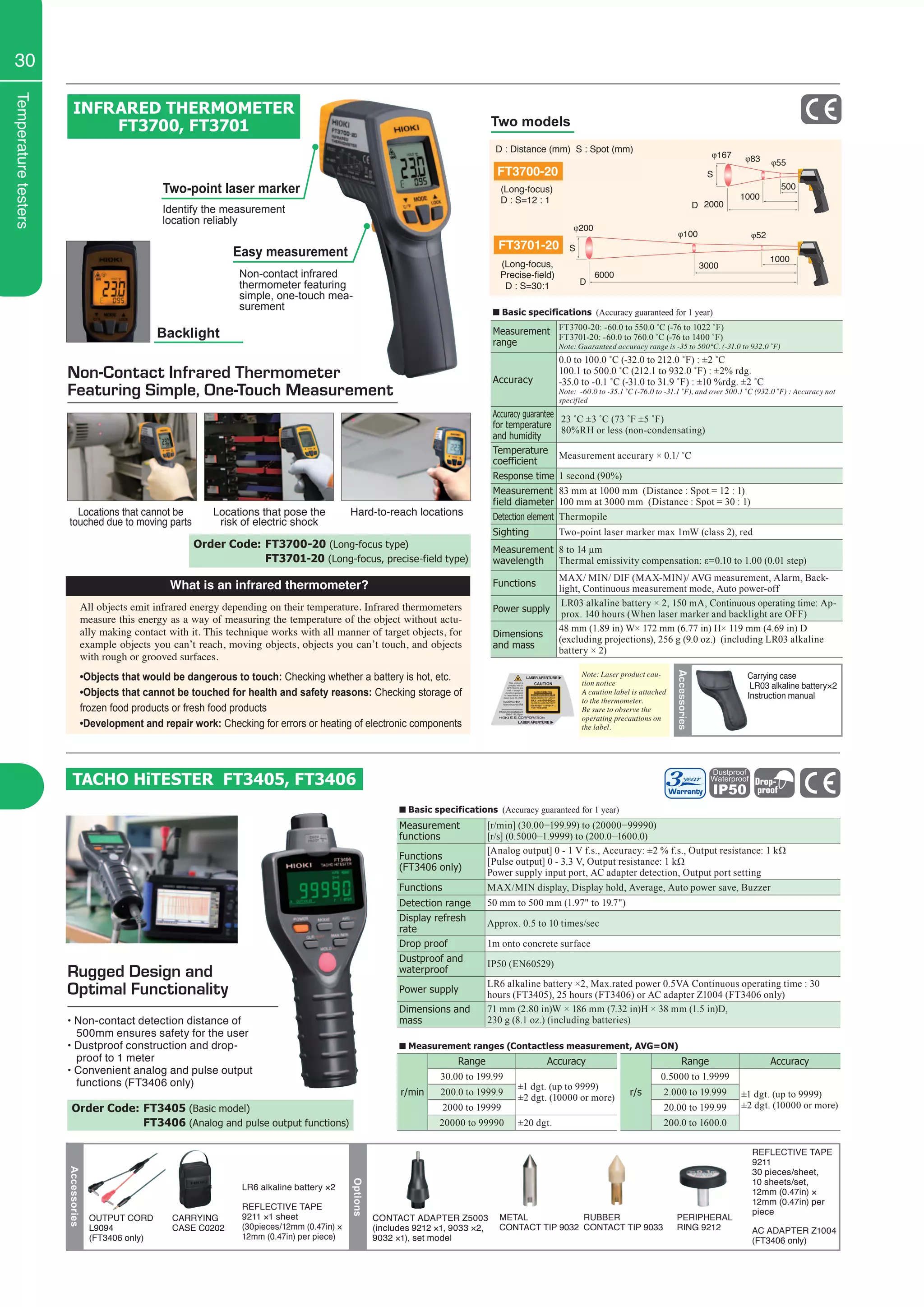Hioki short-catalog-field-measuring-instruments-2020 | PDF | Physics | Science